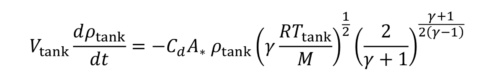 Tank Blowdown Math | Reaction Research Society